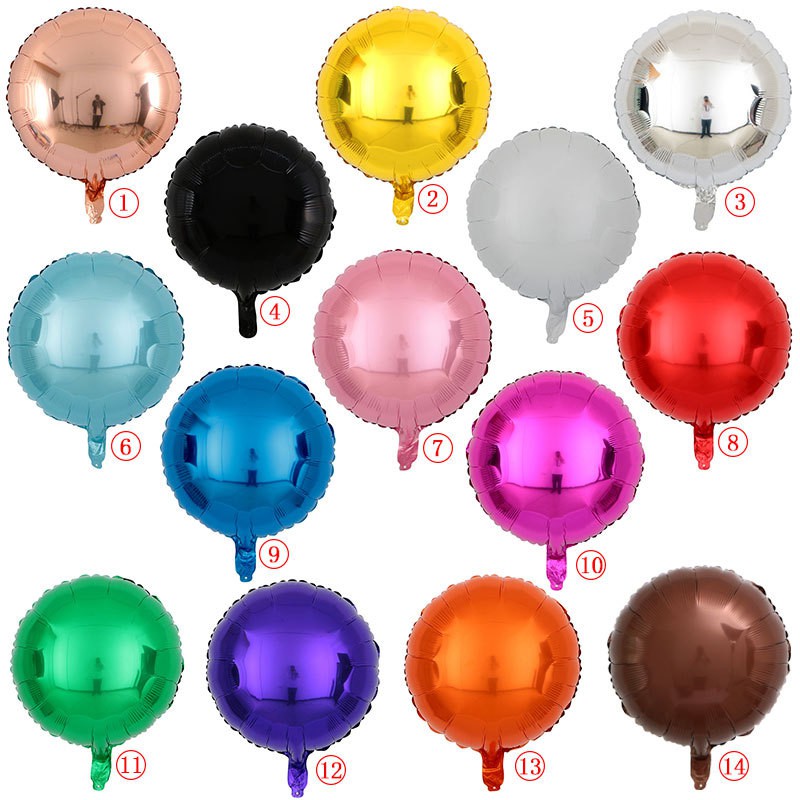 5ps 18inch Round Inflatable Helium Balloon Birthday Party Decorations ...