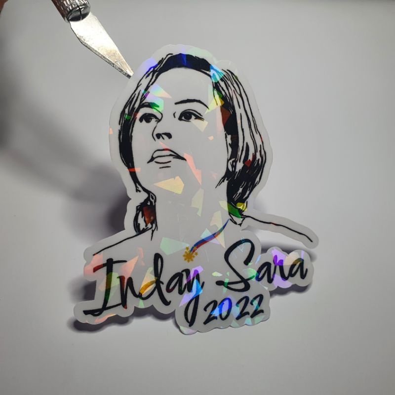 Sara All Sara Duterte 2022 3x3in Waterproof Sticker - Kiss Cut | Shopee ...