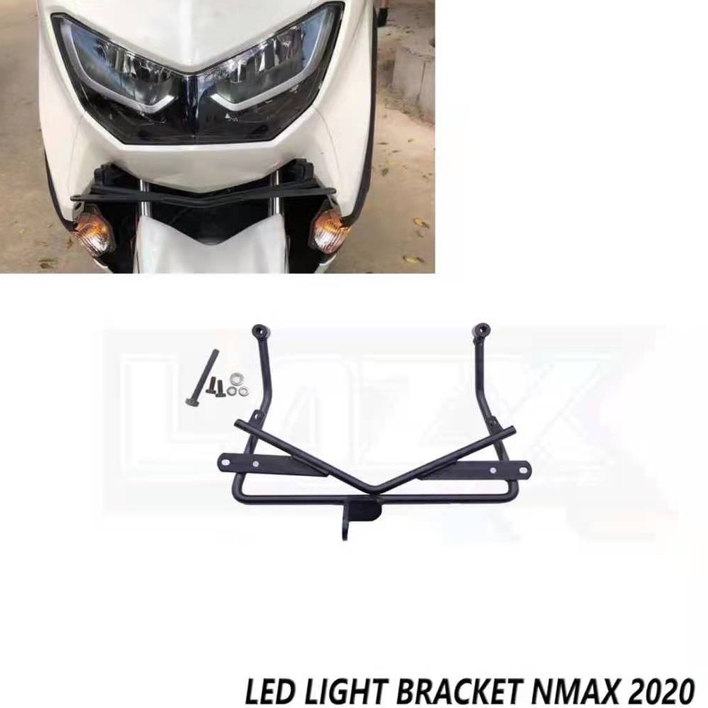 Yamaha Nmax155 V2 2020 - Led Bracket (Black) | Shopee Philippines