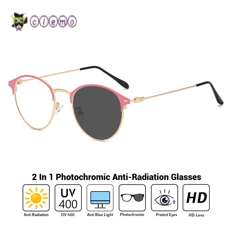 Photochromic Anti Radiation Glasses for Women Original Anti Blue Light ...