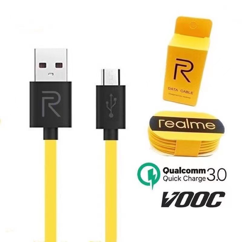 Realme Android V8 and Type -C Super Flash Charging USB Cable | Shopee ...