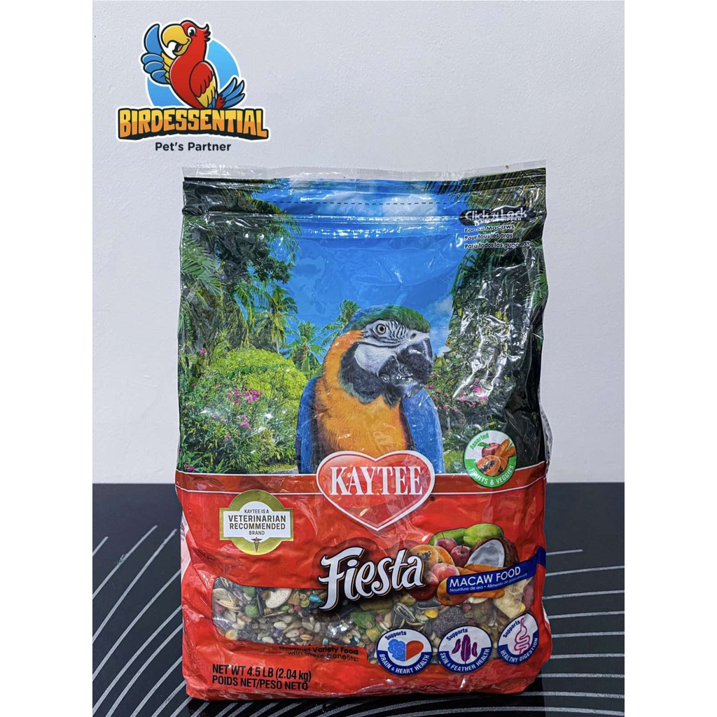 Kaytee Fiesta Macaw Food (4.5lb) | Shopee Philippines