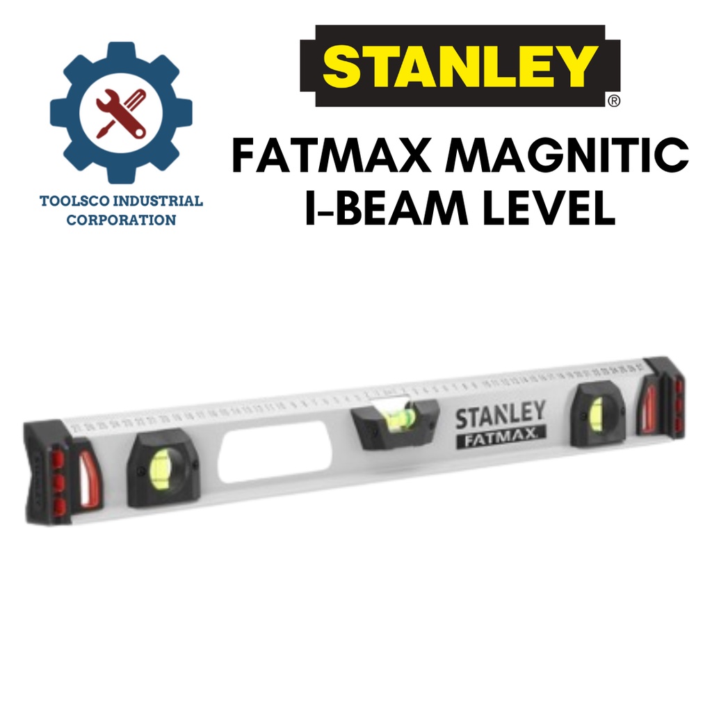 STANLEY®FATMAX MAGNITIC I-BEAM LEVEL | Shopee Philippines