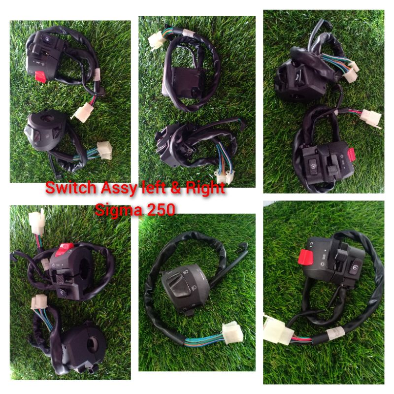 Rusi Motorcycle parts Sigma 250 Switch Assembly Left & Right (rusi ...