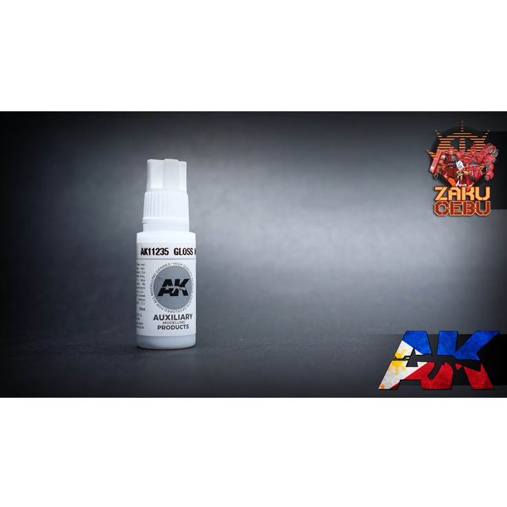 AK Interactive 3rd Generation Acrylic Gloss Medium - Auxiliary - 17 mL ...