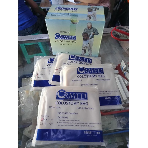 COLOSTOMY BAG 250x150mm (MEDIUM)(ORMED) | Shopee Philippines