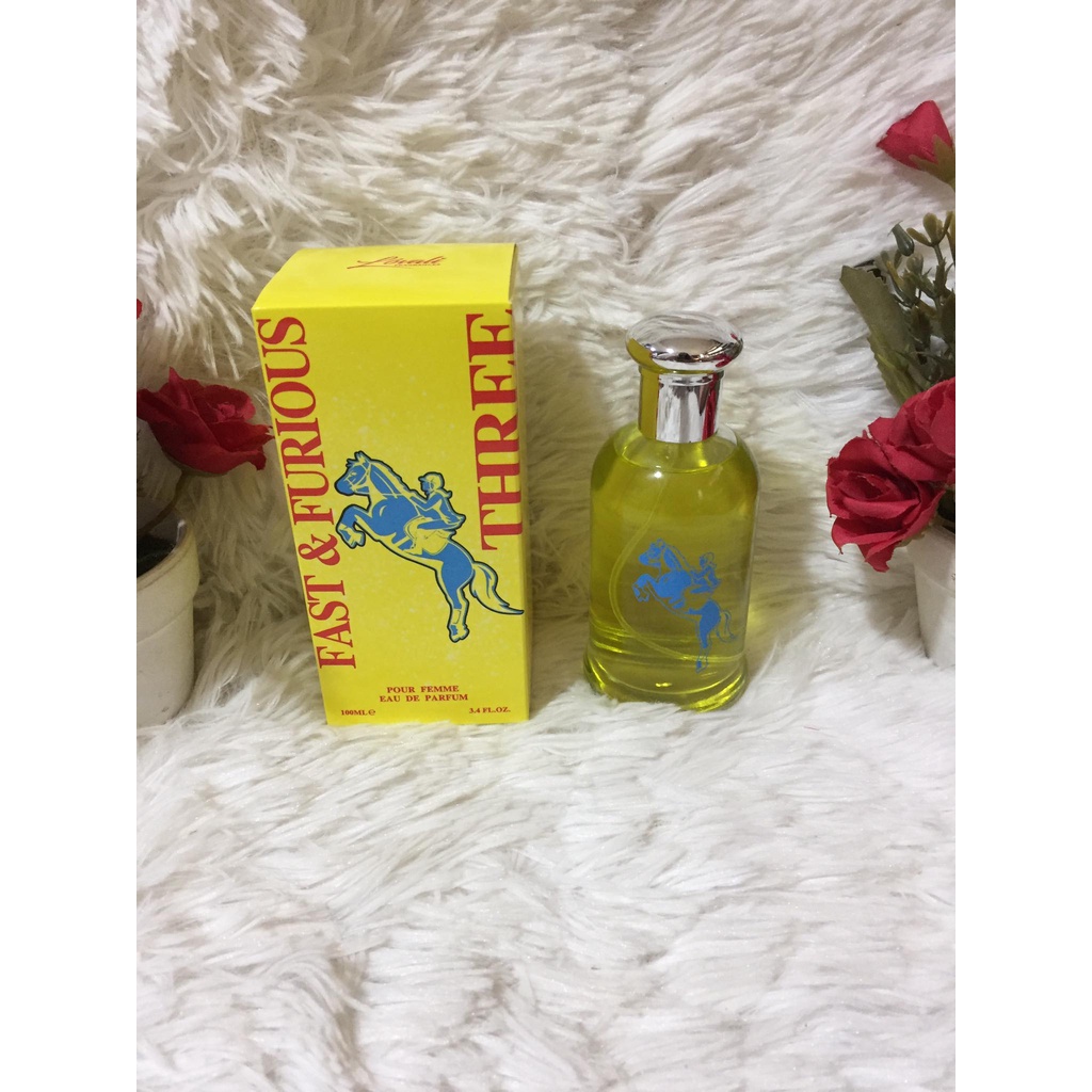 NEW FAST & FURIOUS THREE PERFUME SPRAY FOR MEN 100ML(YELLOW) | Shopee ...