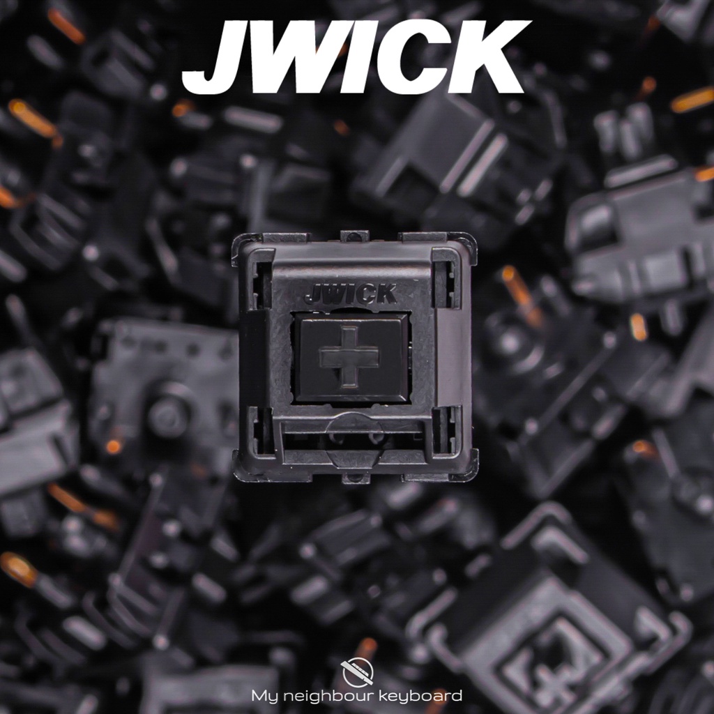 Jwick Black Linear Switch 5-Pin PCB Mechanical Keyboard | Shopee ...