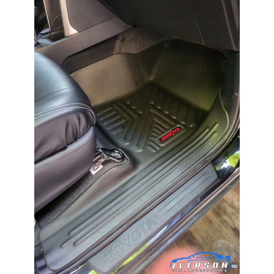 5D Deep Dish Car Floor Matting Fully Extended for Toyota Innova 2016 to ...