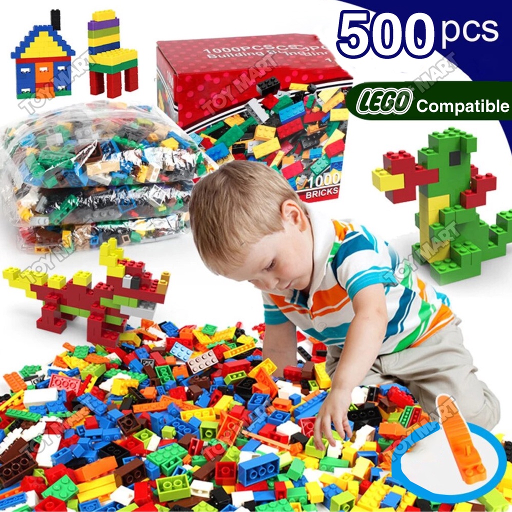 500 pcs Famous Blocks Compatible Building Blocks Kids Toy FOR BOY AND ...