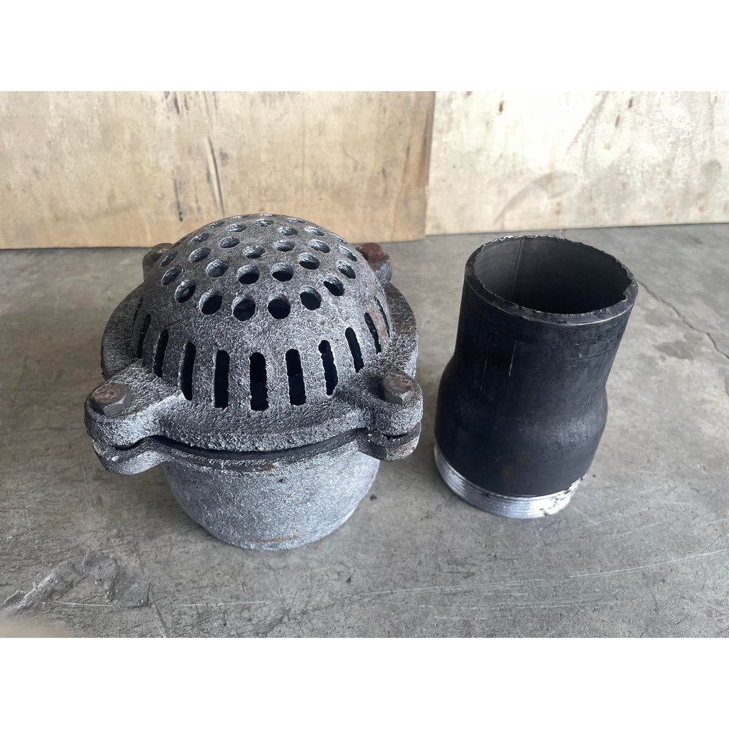 Foot Valve with Flapper 3 Inches CAST IRON with HOSE ADAPTER for Engine ...