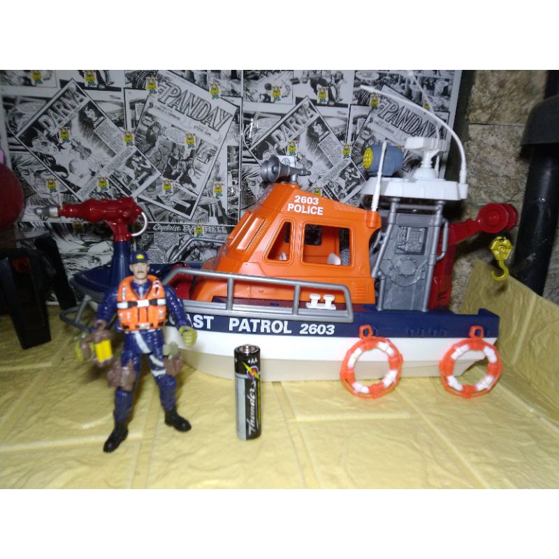Chap Mei 1/18 Scale Police Boat W/ Figure | Shopee Philippines