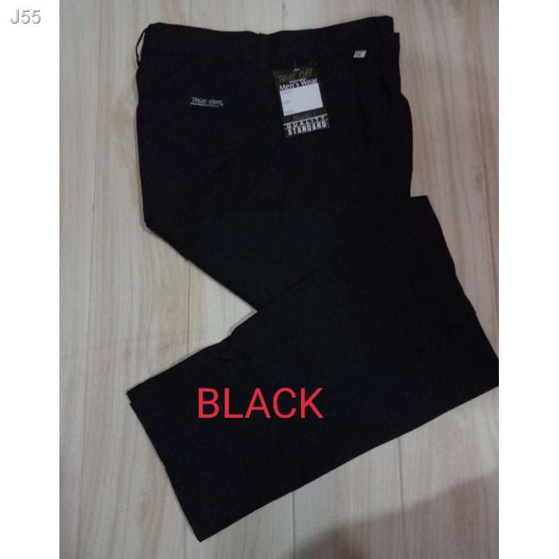 SLACKS WELL OFF PANTS FOR MEN BLACK KAKIE/ NAVY BLUE | Shopee Philippines