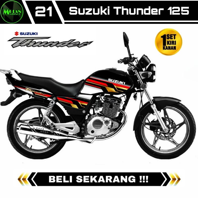 Decal Sticker Striping Variation Suzuki THUNDER 125 | Thunder Decal 125 ...