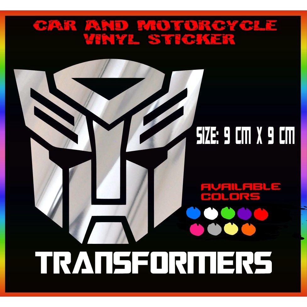 Transformers sticker decals | Shopee Philippines