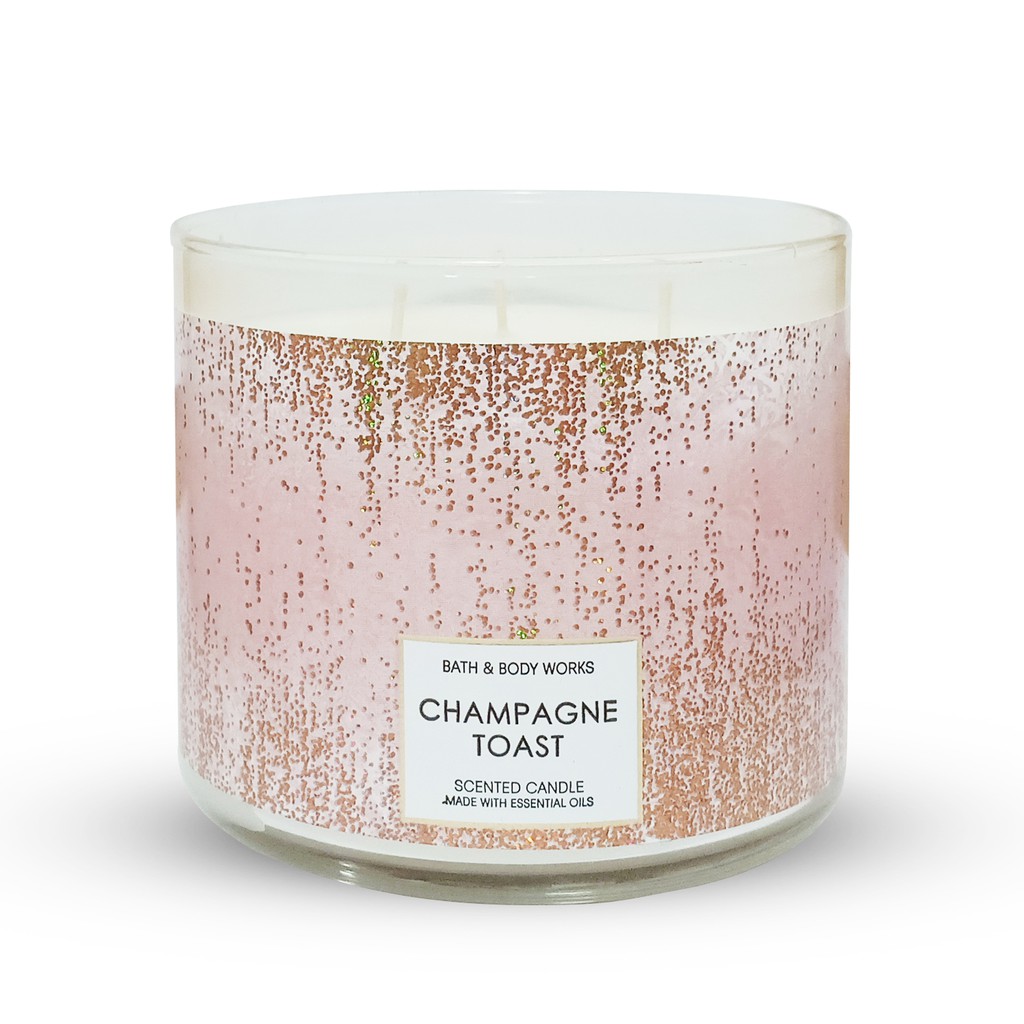 Bath and Body Works CHAMPAGNE TOAST 3-Wick Candle 14.5 oz / 411 g ...