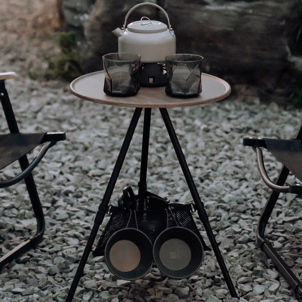 Outdoor Folding Mini small round table camping folding small round ...