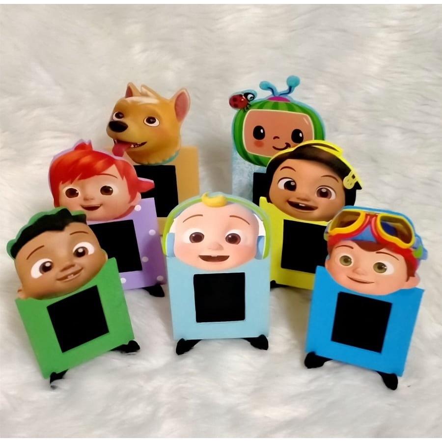COCOMELON THEME MAGNETIC FRAME WITH STAND 7 PCS. PER SET | Shopee ...