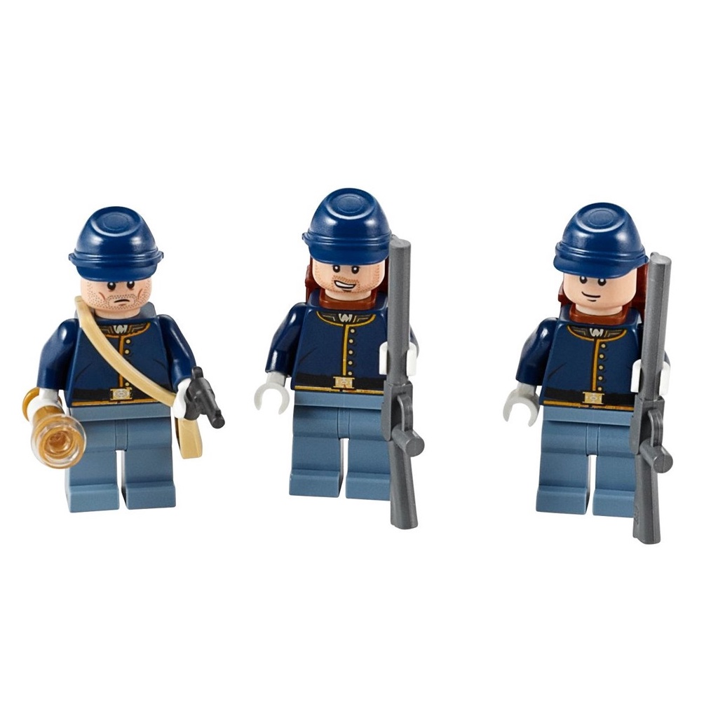 Lego The Lone Ranger 79106: Cavalry Builder Set Split, 3 Cavalry ...