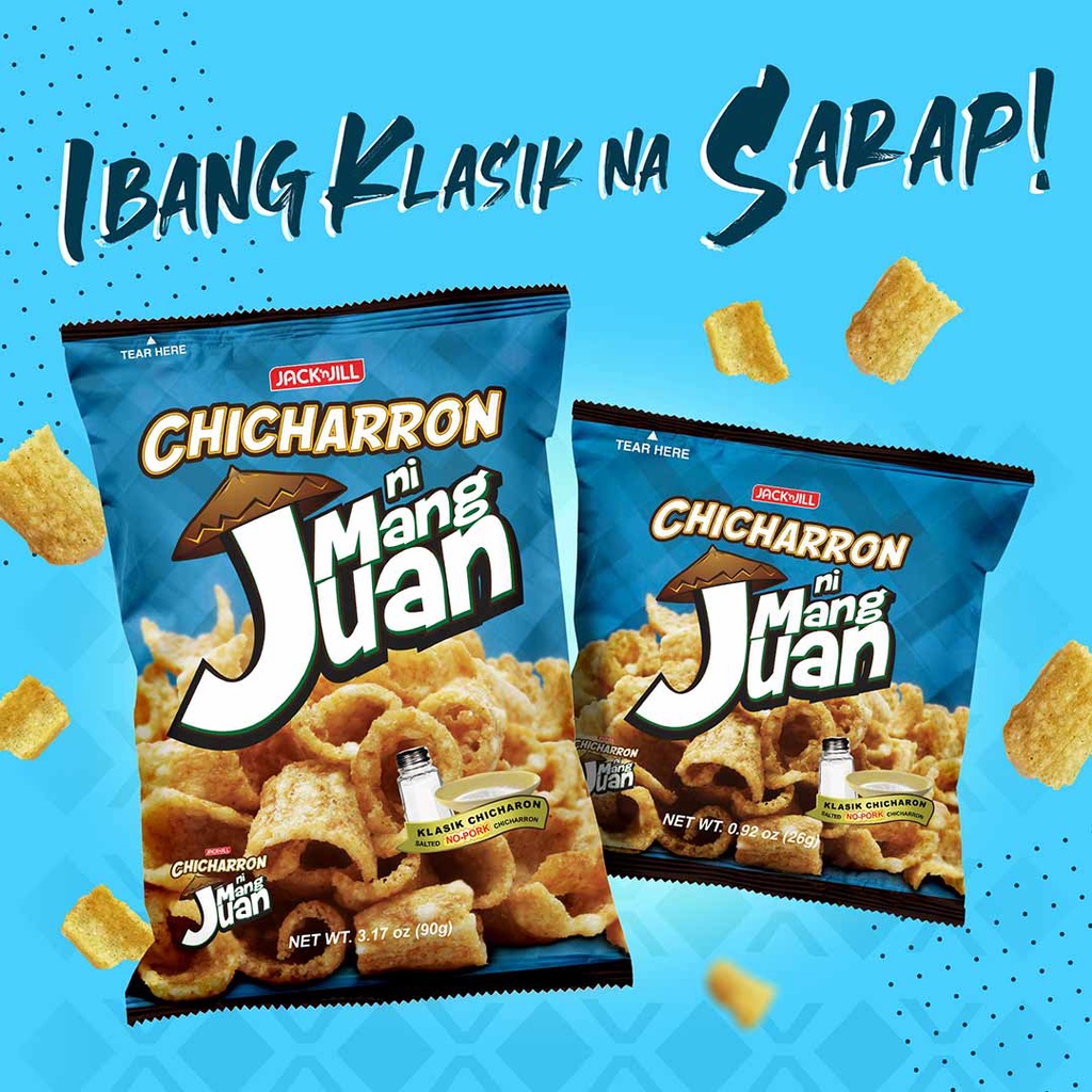 Chicharron ni Mang Juan Klasik Chicharon (90g) | Shopee Philippines