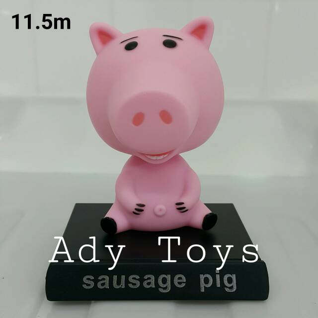 Sausage PIG TOY STORY Bobblehead Figure Car Display Dashboard Shake ...