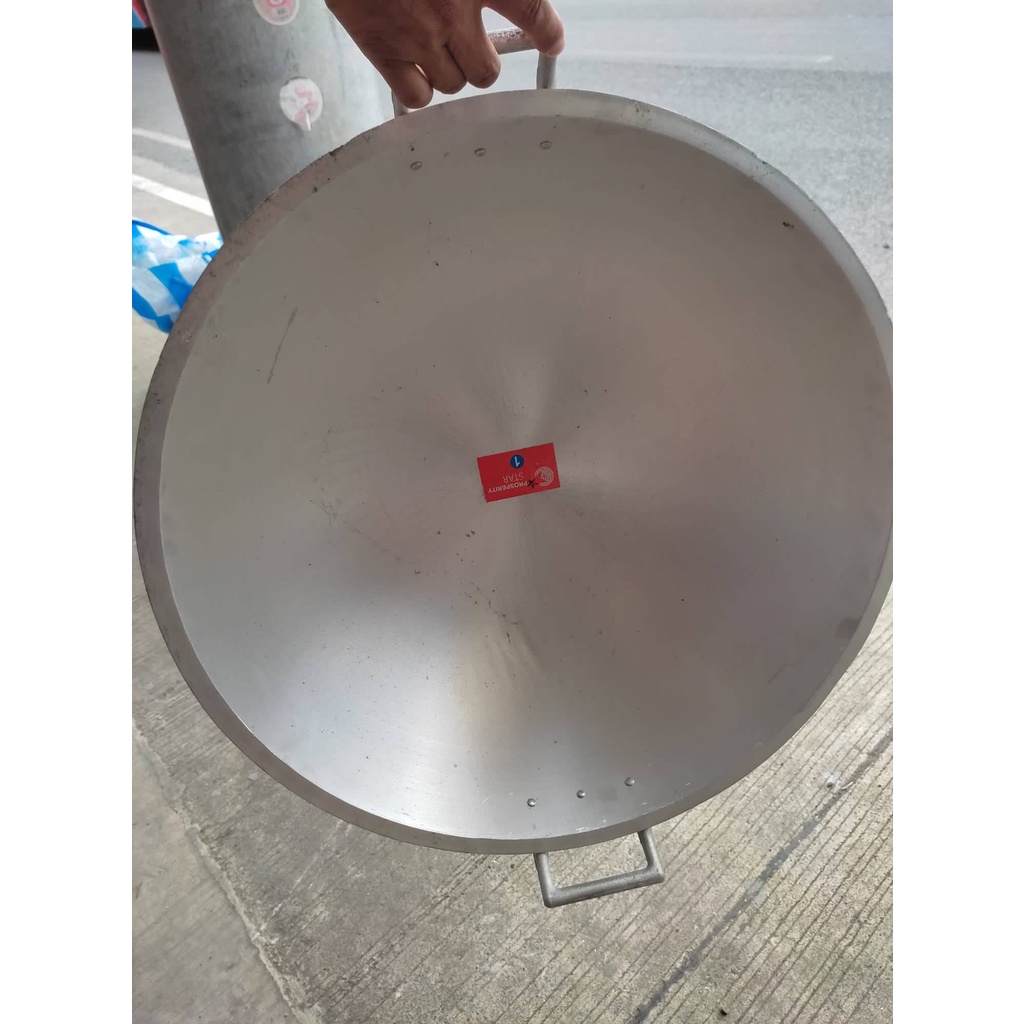 BIG KAWA DOUBLE HANDLE CAST IRON SIZE #1,BIG KAWALI,FRYING PAN WOK ...