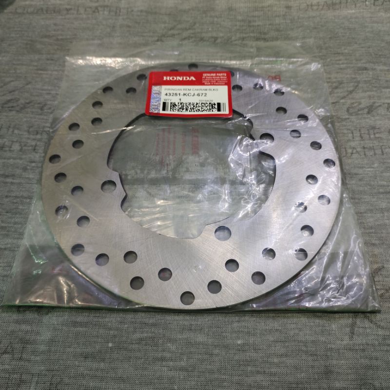 Rotor Disc Plate Rear Honda Cbr150r V1 V2 V3 Cb150R Genuine | Shopee ...