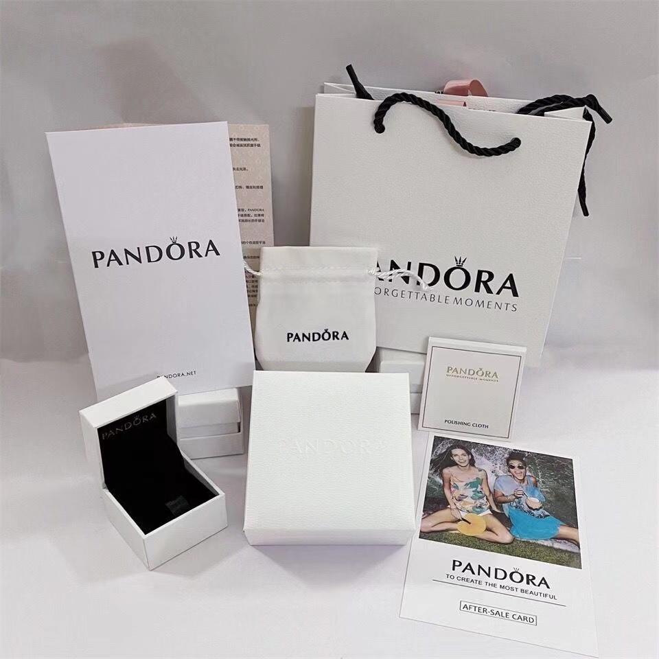 Original Pandora Packaging Box Bracelet Necklace Ring Counter Gift ...