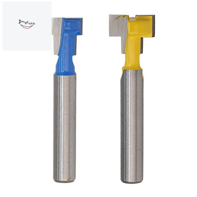 1/4 Shank T-Slot Cutter Router Bit Steel Handle 3/8 & 1/2 inch Length ...