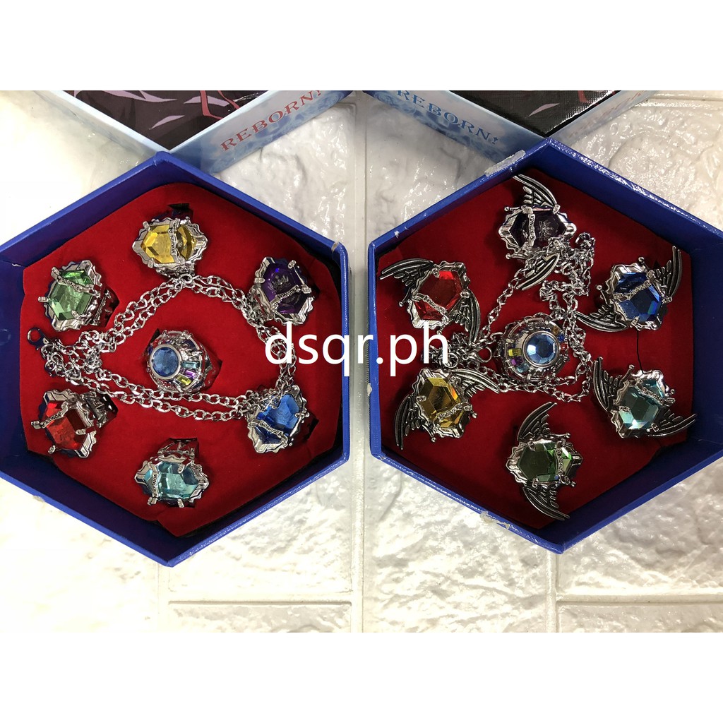 Hitman Reborn Vongola Rings Reborn Bracelet Anime Cosplay Rings ...