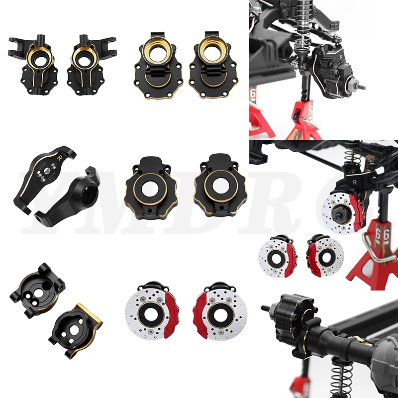 Brass Black Counterweight Portal Axle For 1/10 Traxxas TRX4 TRX6 Remote ...