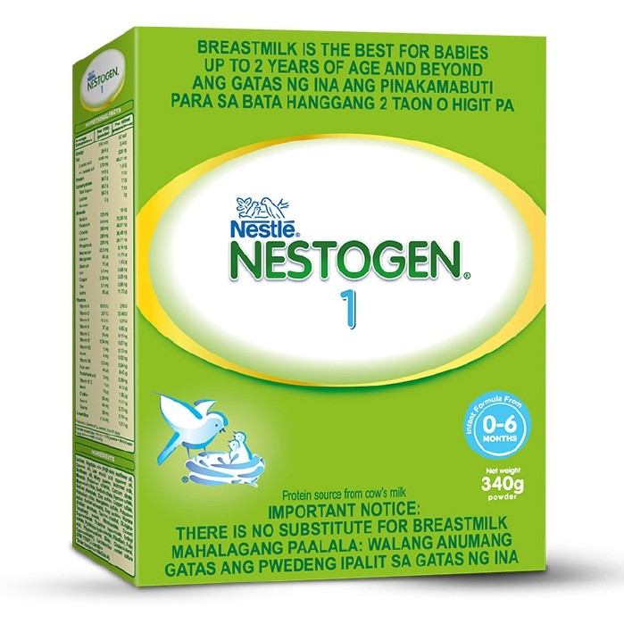 Nestogen 1 Infant Milk Formula For Children 0-6 Months 340g | Shopee ...