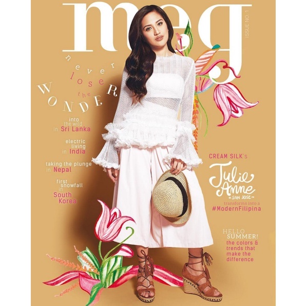 MEG MAGAZINE Julie Anne San Jose | Shopee Philippines