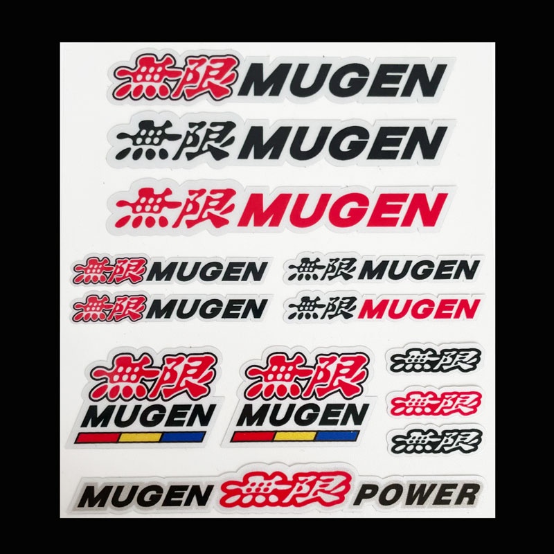 Car Exterior Sticker Mugen Emblem Badge Car Side Window Automobiles ...