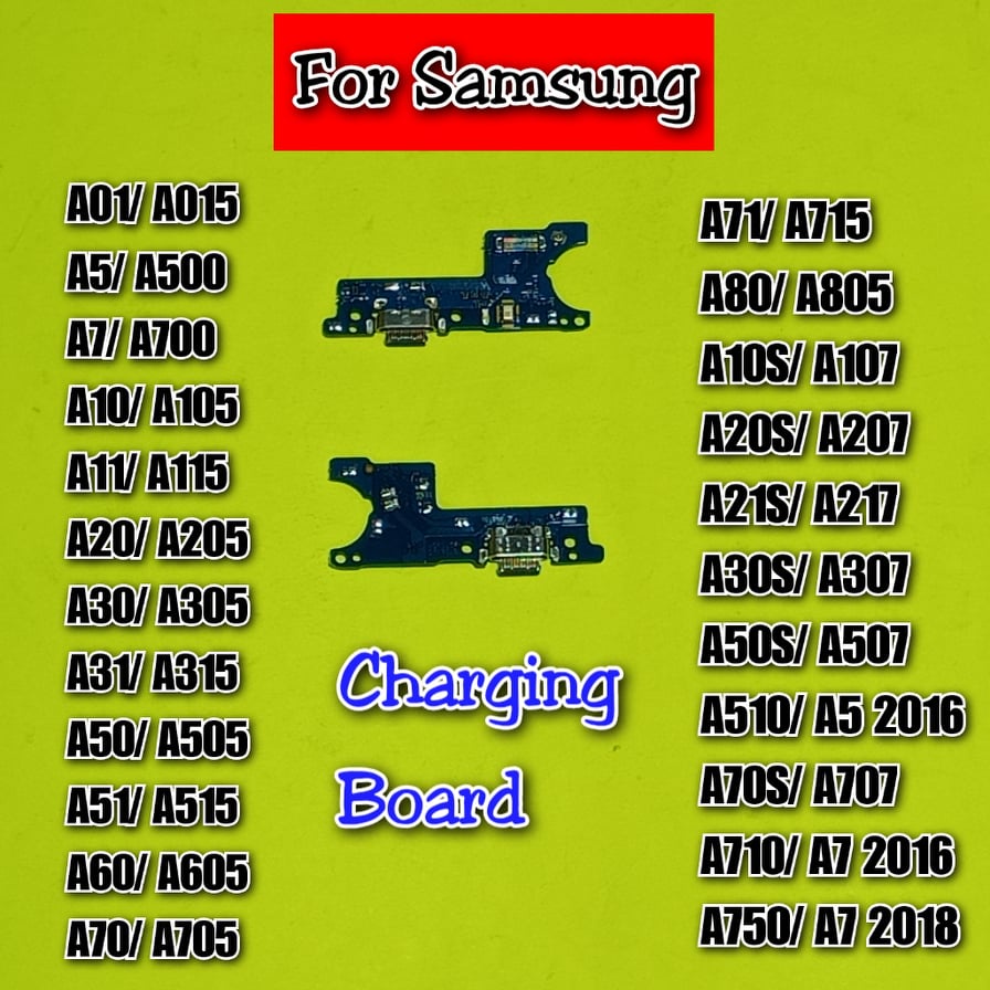 CHARGING BOARD FOR SAMSUNG A01 A5 A7 A10 A11 A20 A30 A31 A50 A51 A60 ...