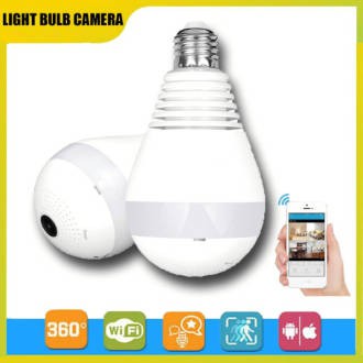 V380S Light Bulb V380 S WI-FI CCTV Panoramic Security Camera FV-A3608 ...