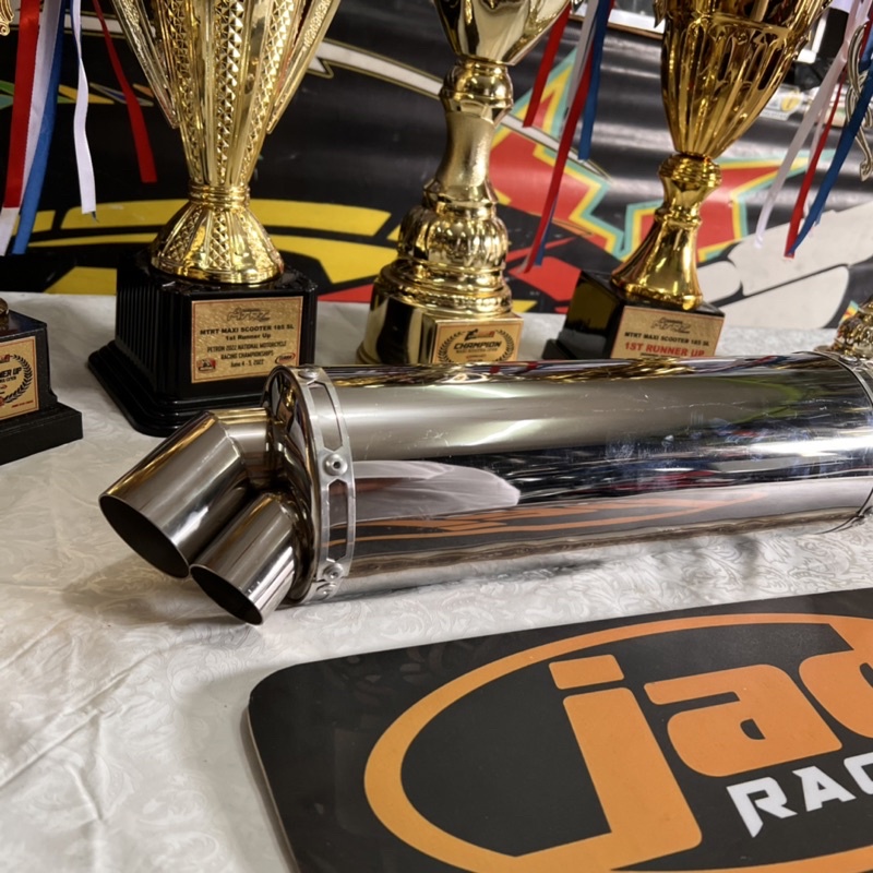 RAZER PIPE DUAL TIP by JAD RACING (Full System) | Shopee Philippines