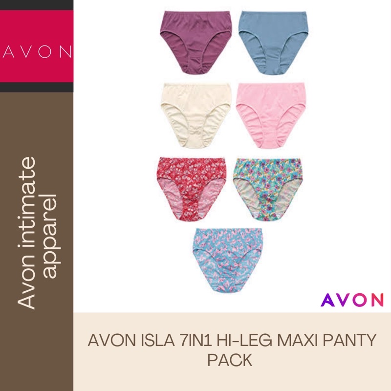 Avon Isla 7in1 Hi-Leg maxi panty pack | Shopee Philippines
