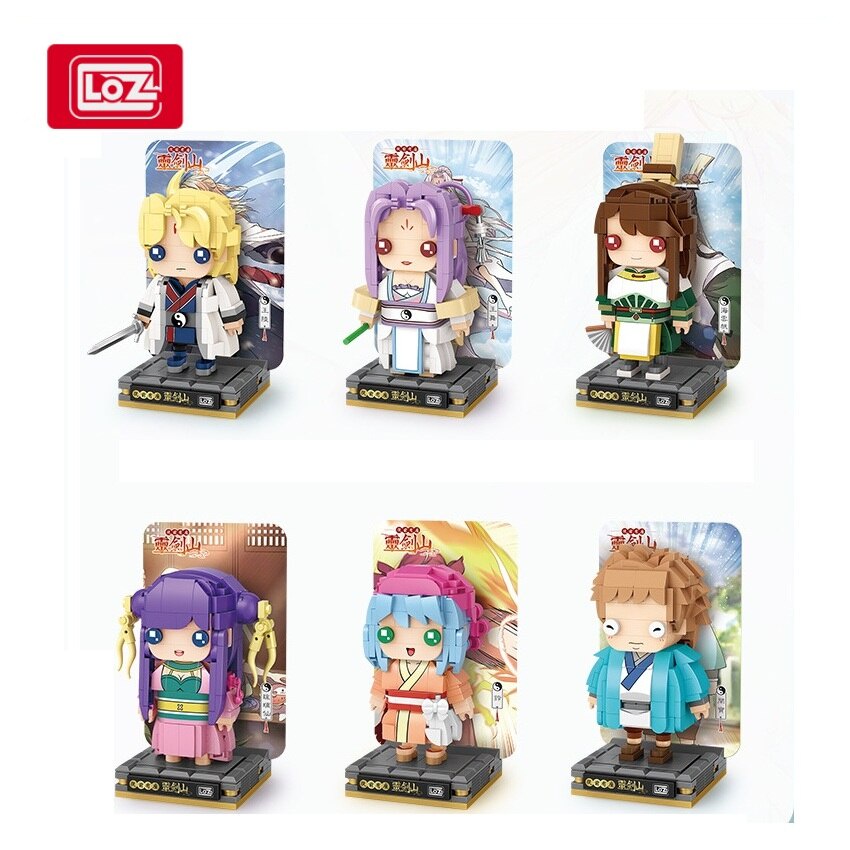 LOZ Blocks Game Cartoon Figures Collection Building Brick for Children ...