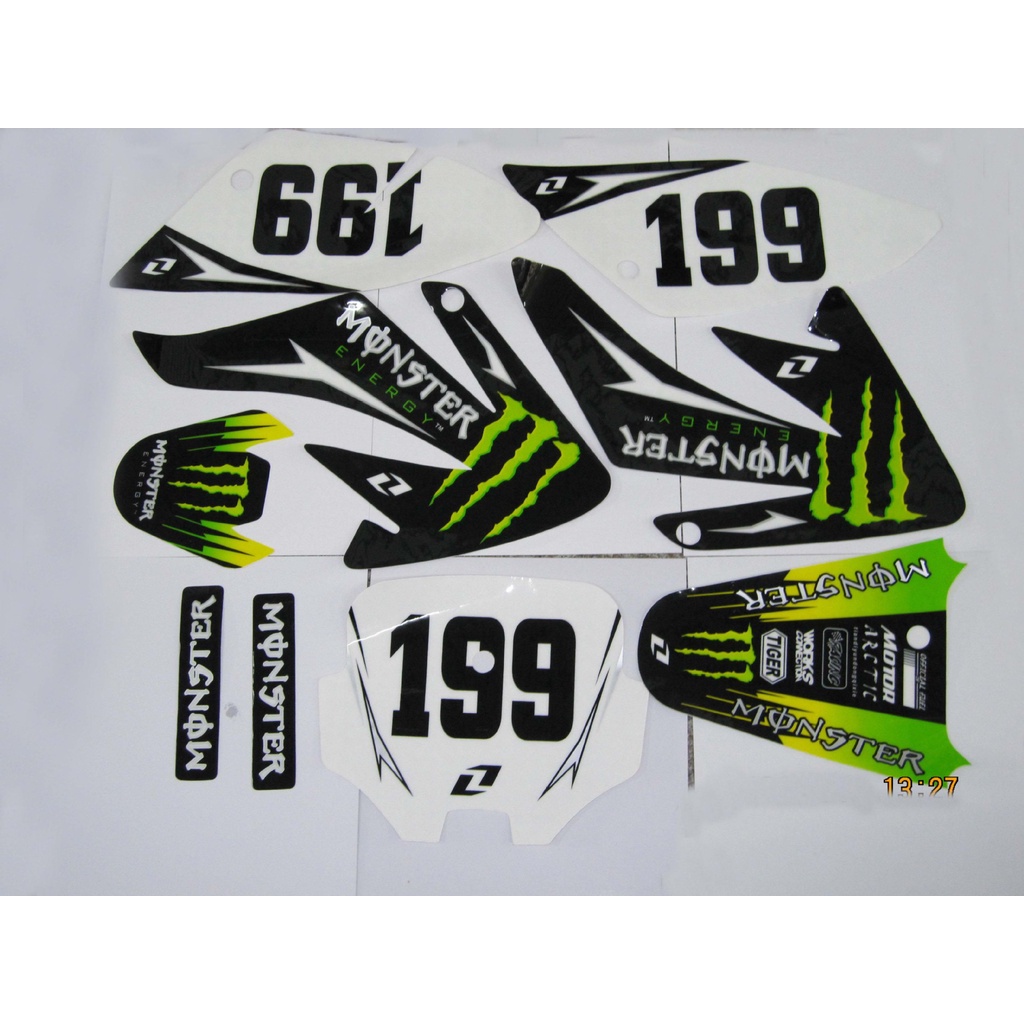 CRF70 Full Vehicle Decals Off-road Motorcycle Accessories Modified 3 M ...