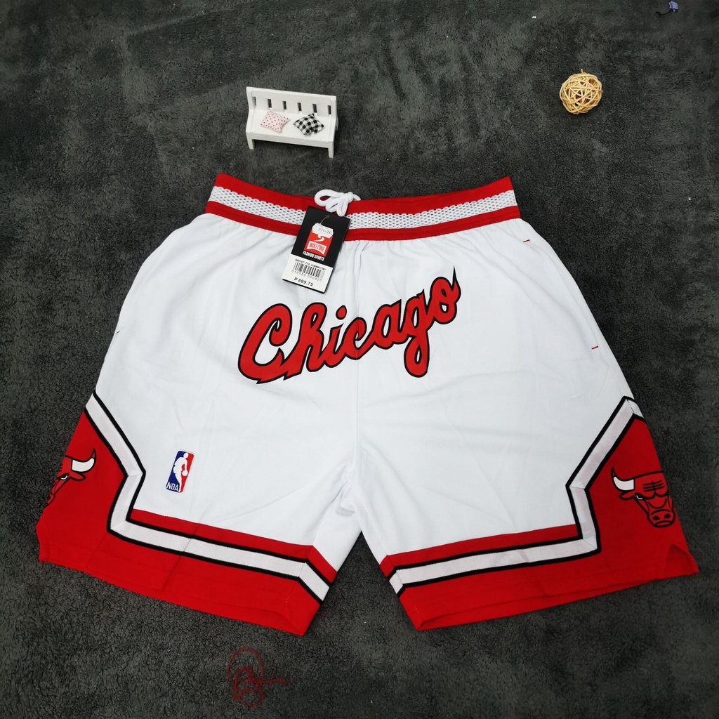 avig Thailand class A 1997 Chicago Bulls Retro Basketball Shorts Men's ...