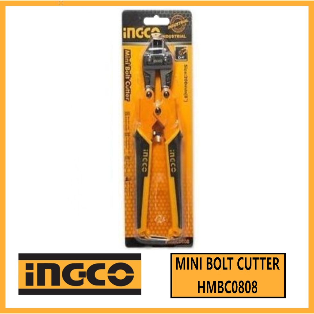 Ingco Mini Bolt Cutter 8" 200mm HMBC0808 Original Authentic | Shopee ...