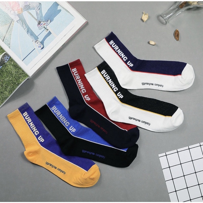 Korean Socks - Burning Up Socks - Iconic Socks | Shopee Philippines