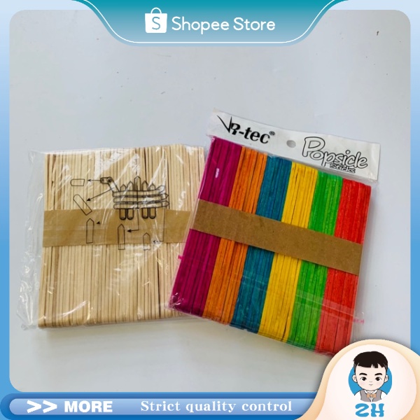 ★ZH★Popsicle sticks 50/pack sticks | Shopee Philippines