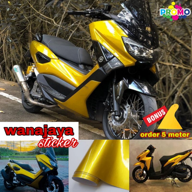 Gold Color Motorcycle Stickers/candy gold Stickers/Metallic gold ...