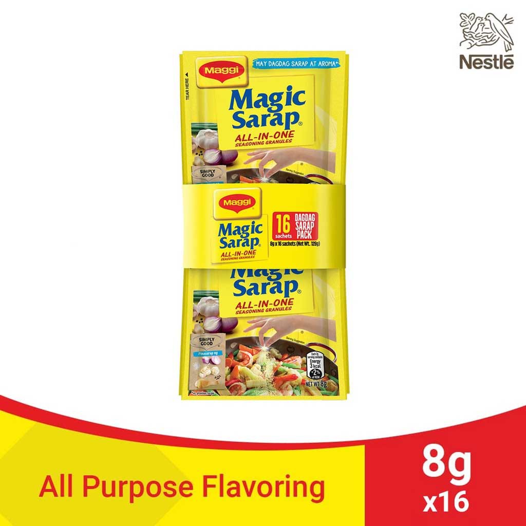 Maggi Magic Sarap All-In-One Seasoning Granules 8g Pack of 16 | Shopee ...