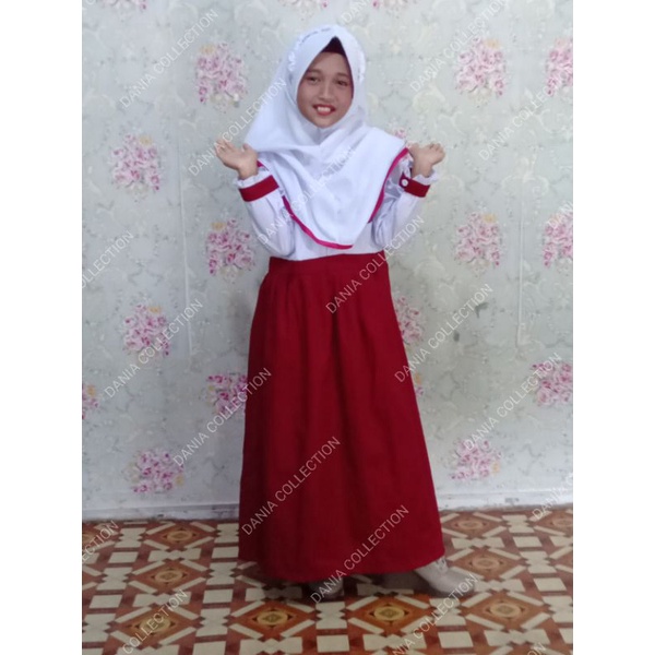 PUTIH MERAH Elementary School Uniforms Robe / The Latest School Robe ...