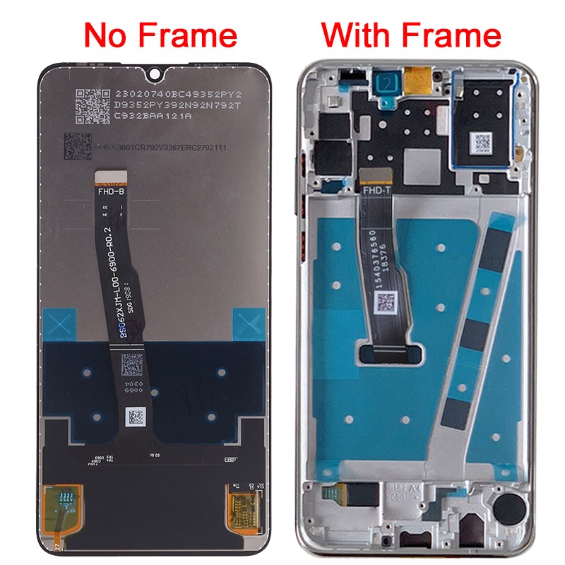 For Huawei P30 lite Lcd Display Touch Glass Frame MAR-LX2 nova 4e | Shopee Philippines