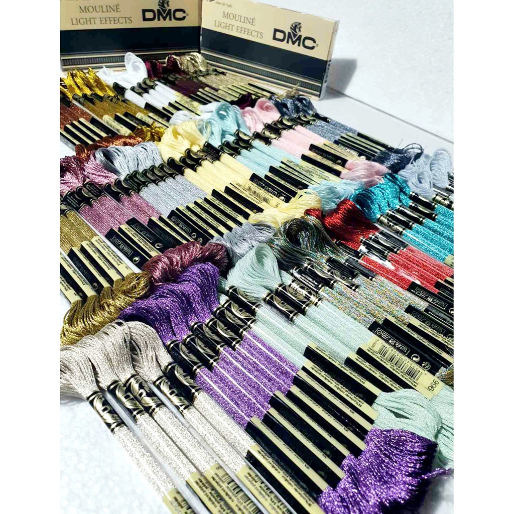 DMC Thread Light Effects Available in 4 meters and 8 meters (2pcs of 4m ...