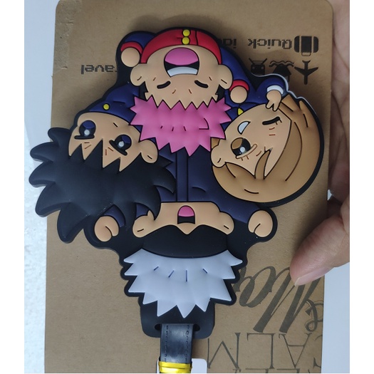 Curse Back To Battle Luggage Sign Tag Wujiao Cartoon Creative New Style ...